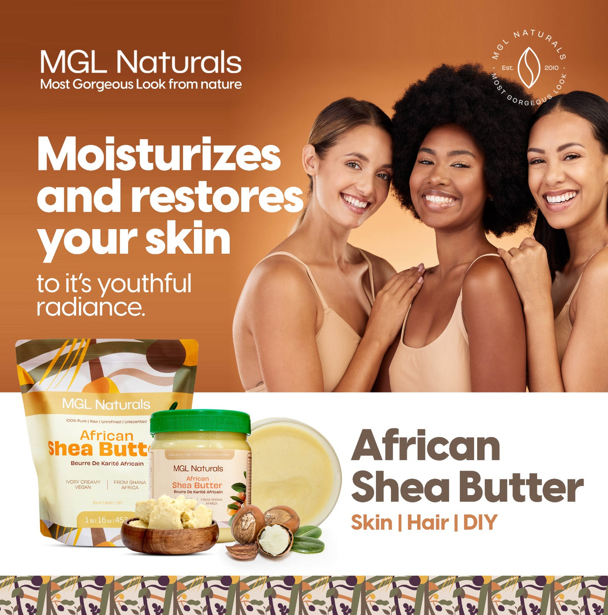 Unrefined African Shea Butter – MGL Naturals